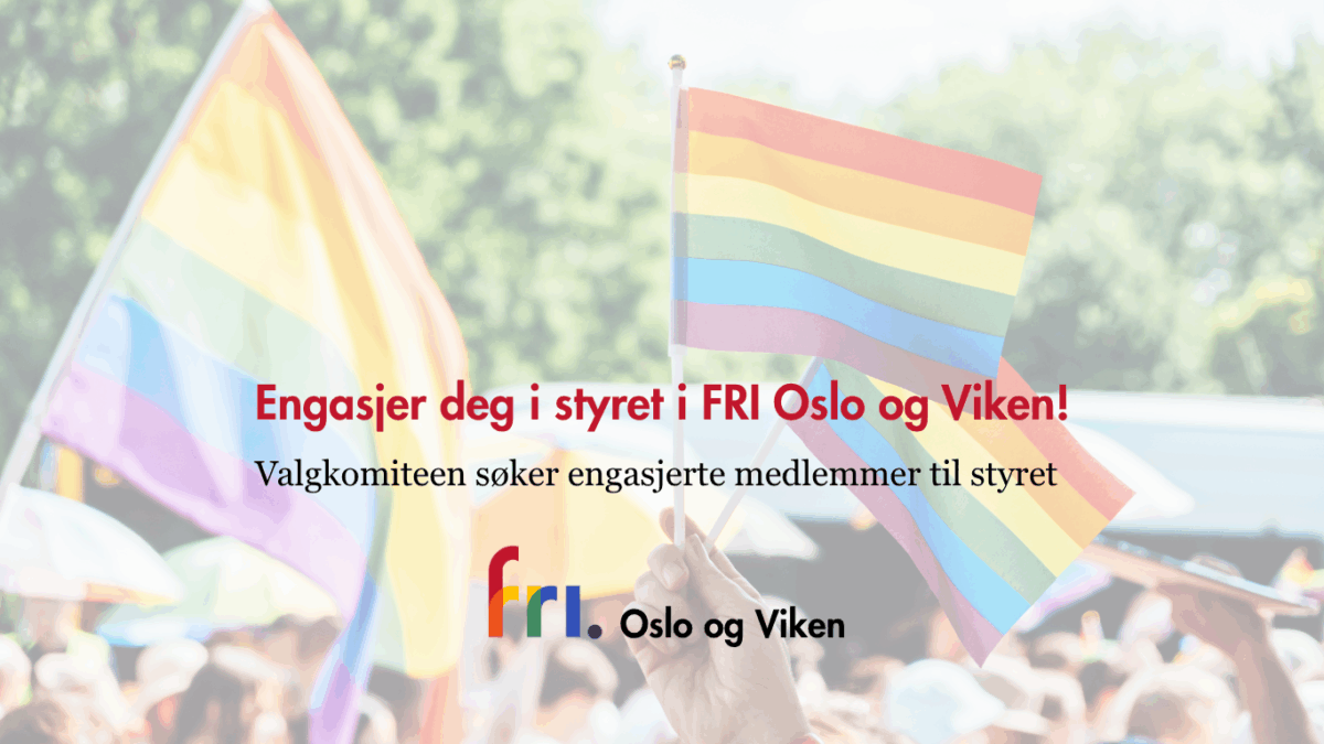 Engasjer deg i styret i FRI Oslo og Viken! – FRI – foreningen for ...