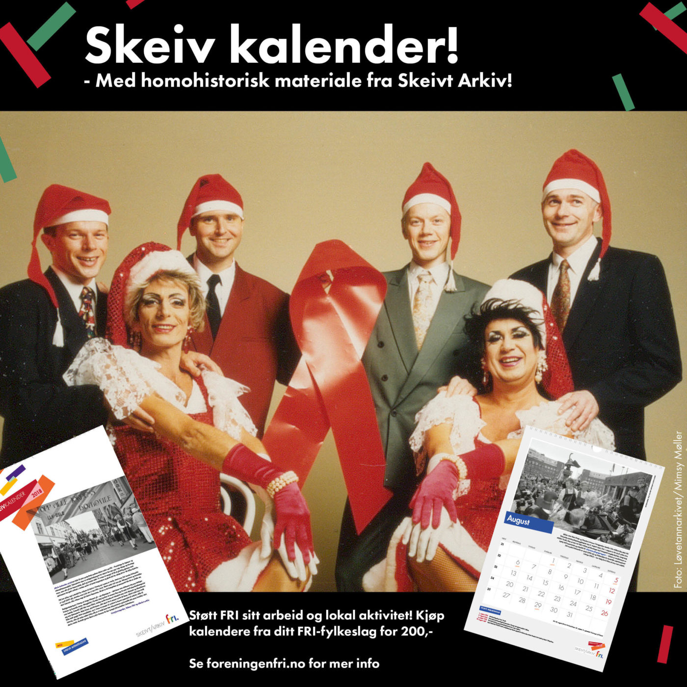 Årets julegave: Skeiv Kalender! – FRI – foreningen for kjønns- og ...